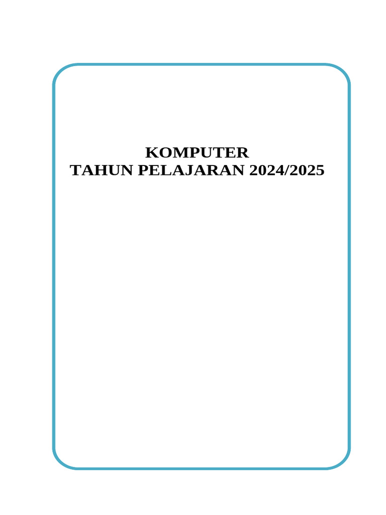 PROGRAM EKSKUL KOMPUTER Fix | PDF | Komputer