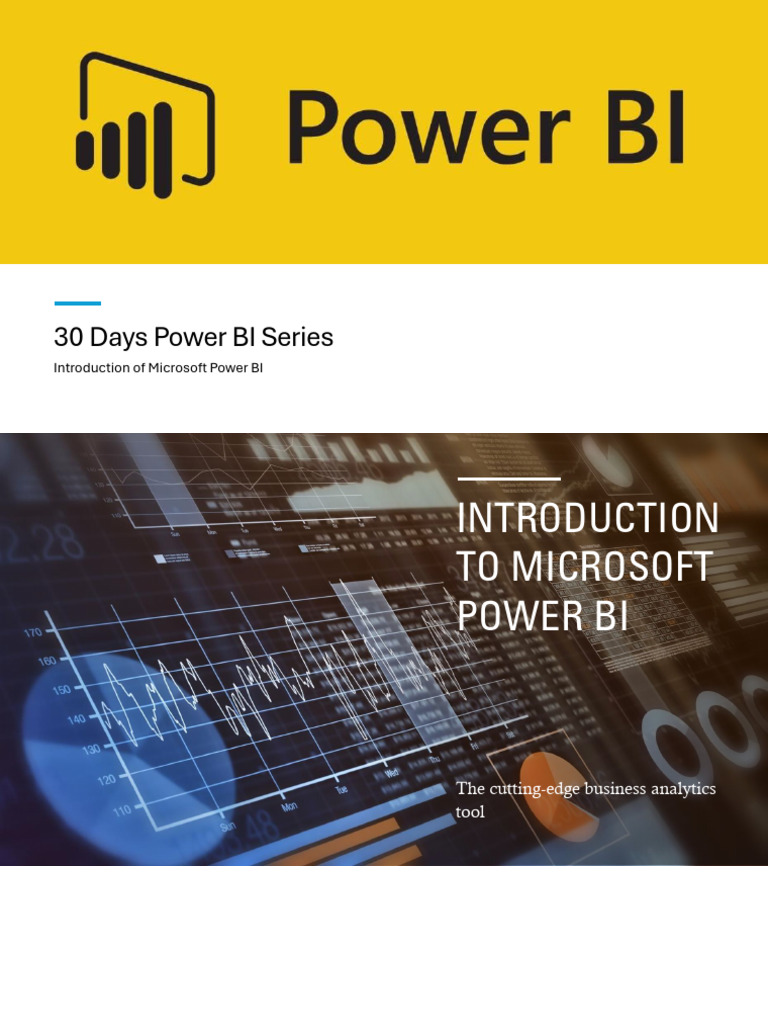 Introduction to Microsoft Power BI | PDF | Microsoft Sql Server | Microsoft Excel