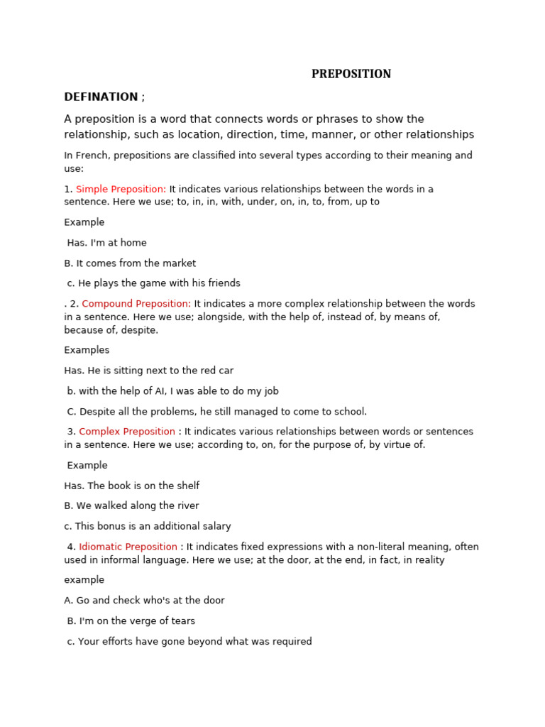 Document - English | PDF | Preposition And Postposition | Language Families