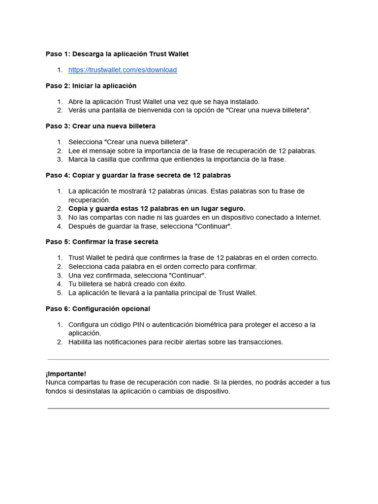 Manual Compra Trustwallet USDT | PDF | Informática