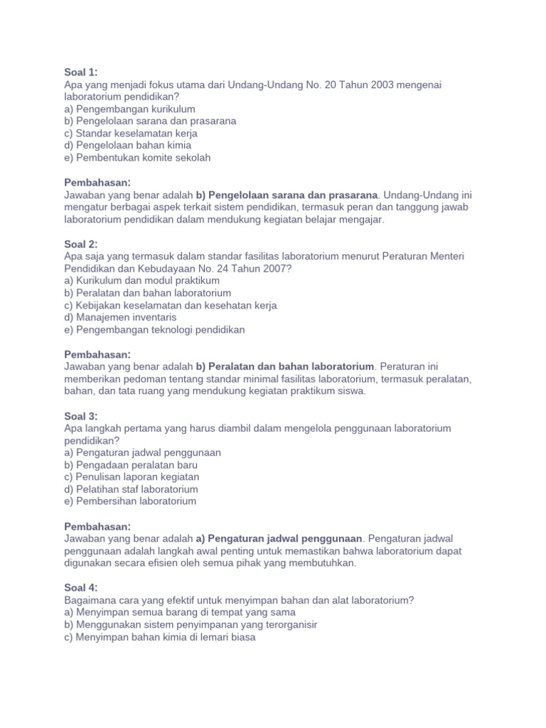 Soal 1 | PDF