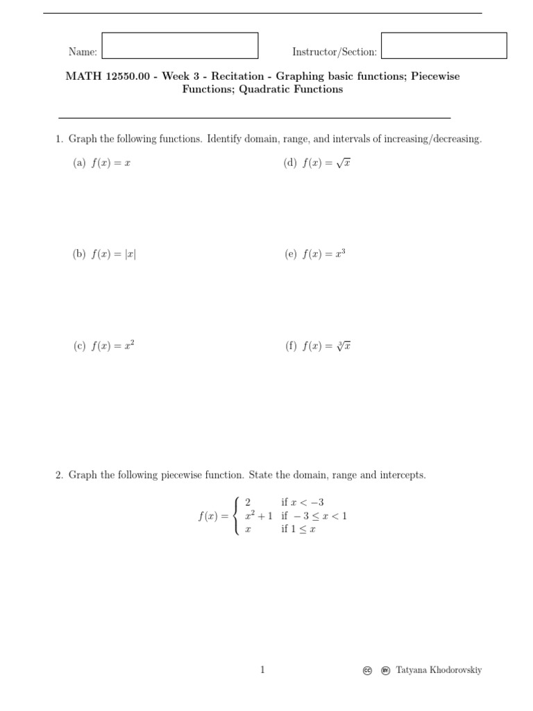 MATH12550 Fall2021 Week03 Recitation Graquad | PDF