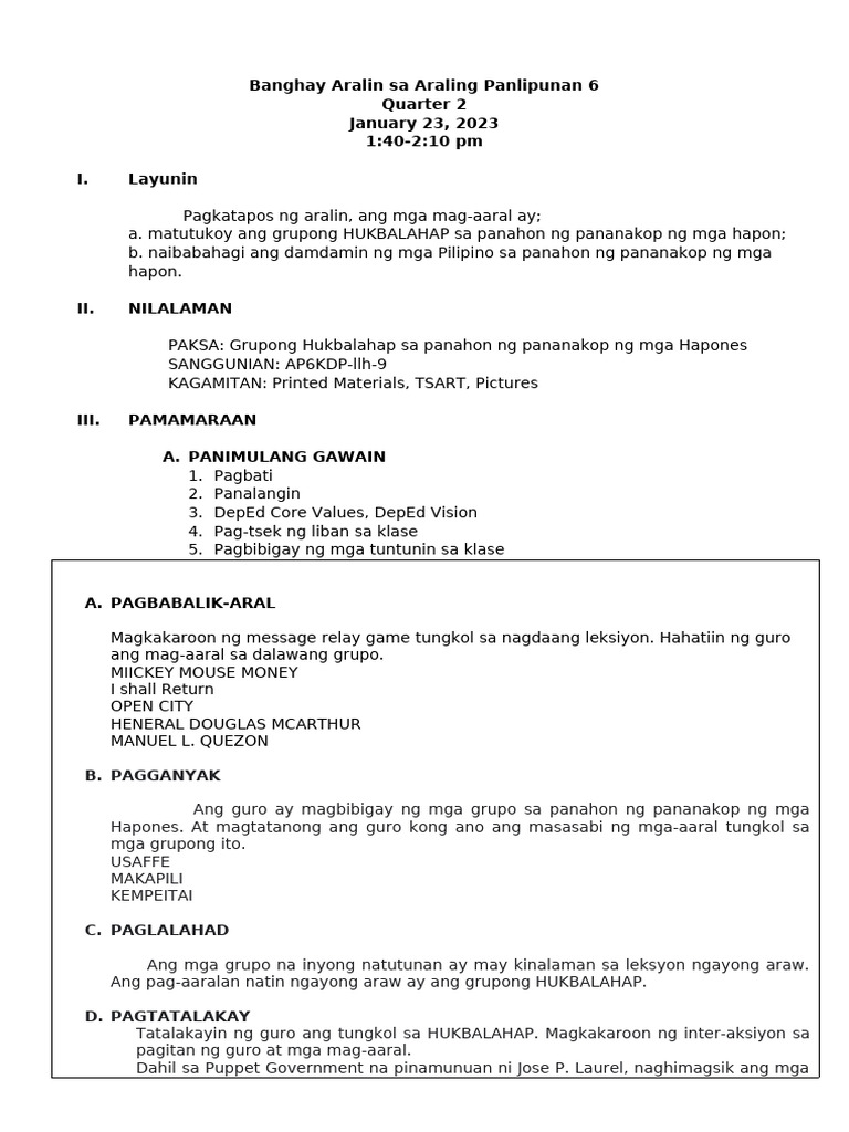 Lesson Plan AP | PDF