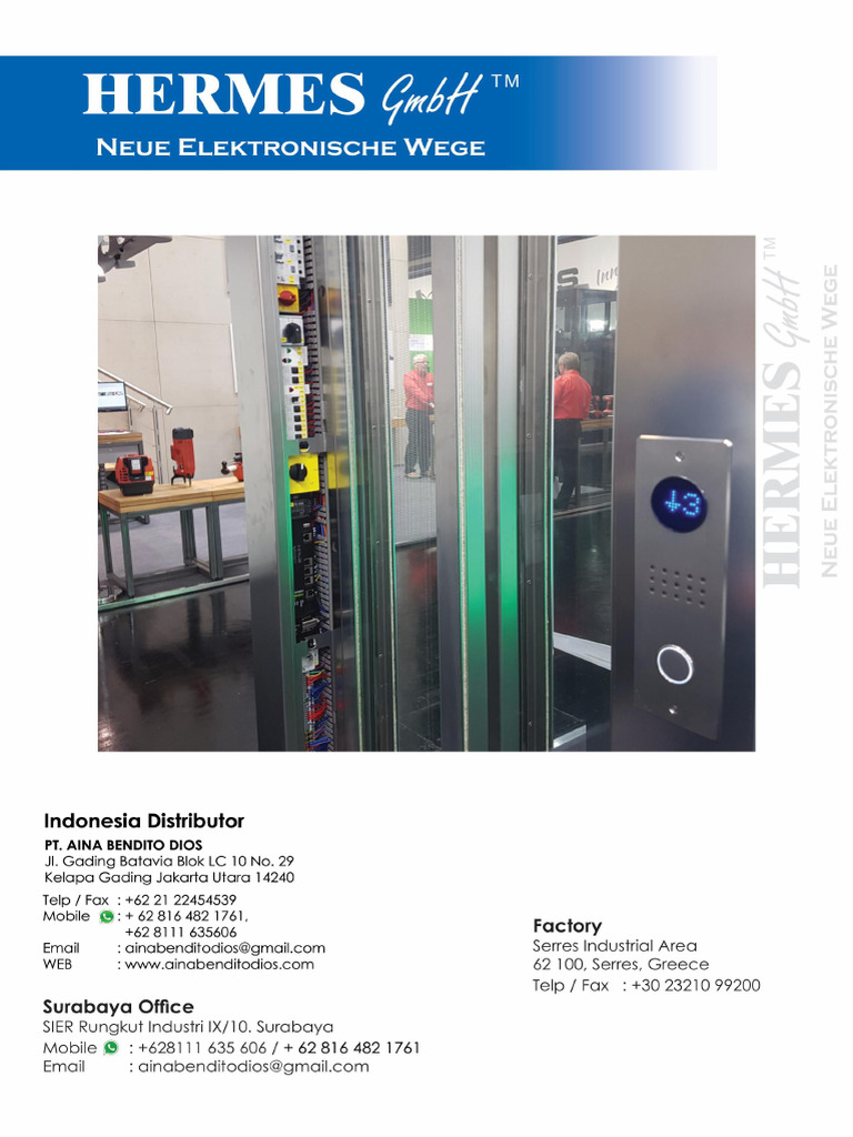 HERMES ELEVATOR Smart IoT | PDF | Technology & Engineering