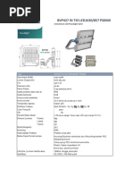 ArenaVision LED Floodlight BVP428 Gen3.5 | PDF | Electrical Engineering