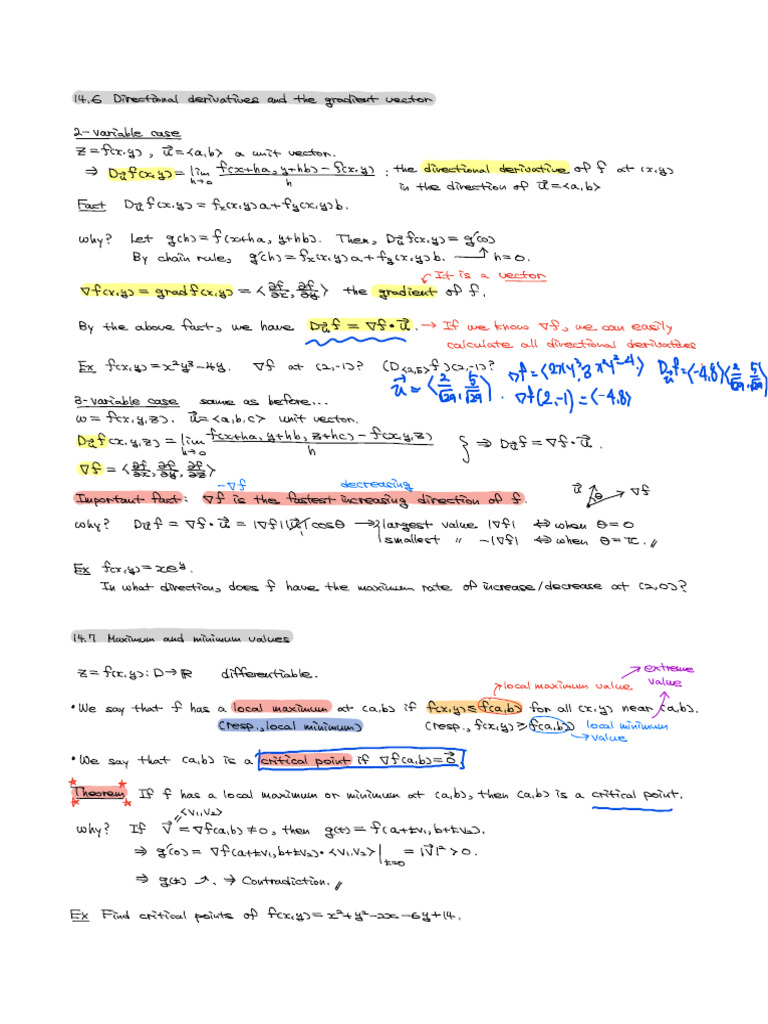 Chapter 14. Partial Derivatives (Part 3) | PDF | Numerical Analysis | Mathematical Optimization
