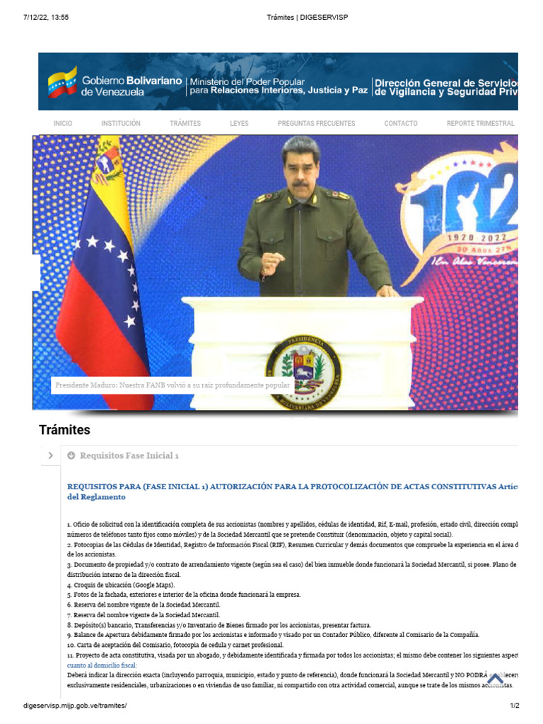 Requisitos Digeservisp | PDF | Documento de identidad