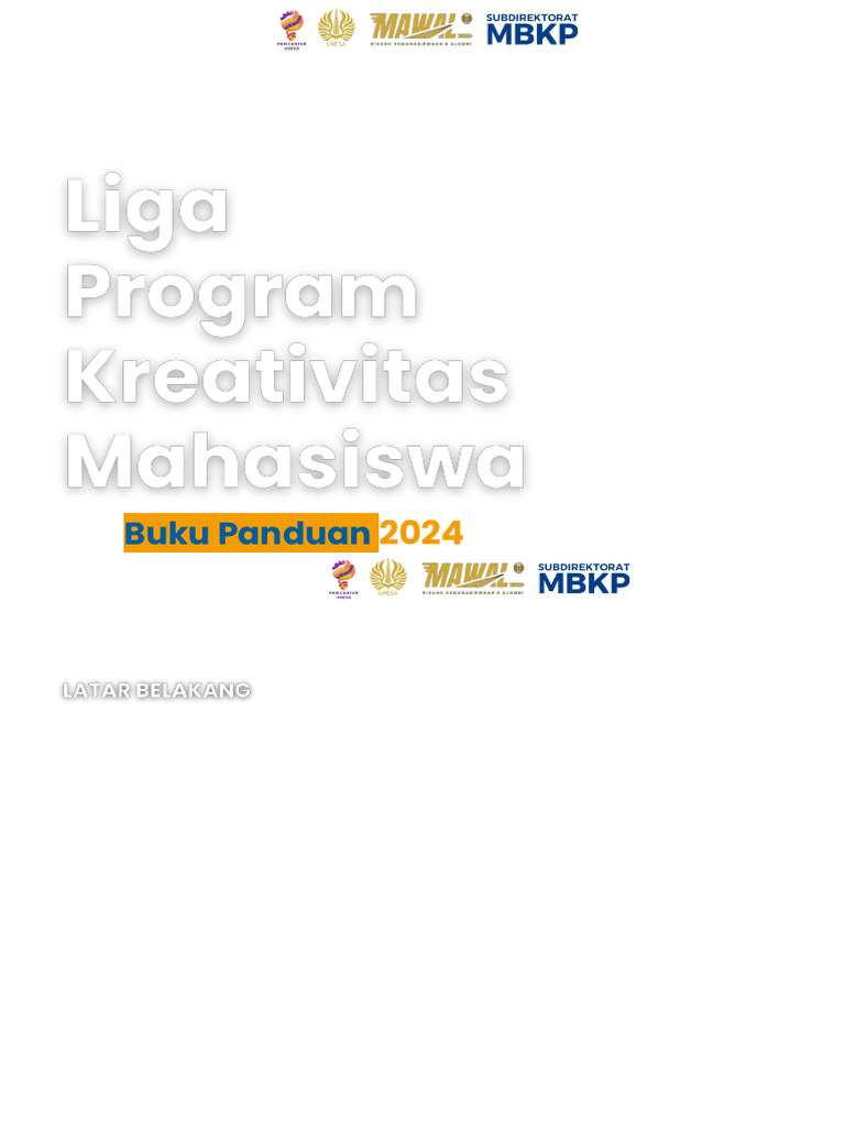 Buku Panduan-Liga PKM 2024 | PDF | Bisnis | Komputer