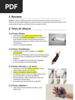 Tipos de férulas y sus indicaciones | PDF | Codo | Tobillo