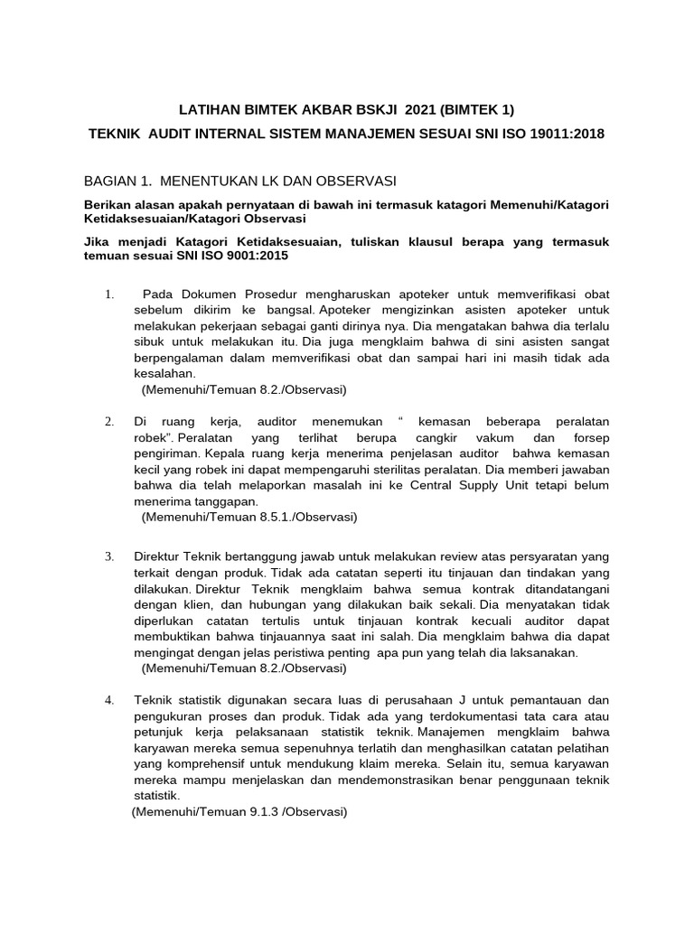 Contoh Studi Kasus Final DG 25 Contoh | PDF