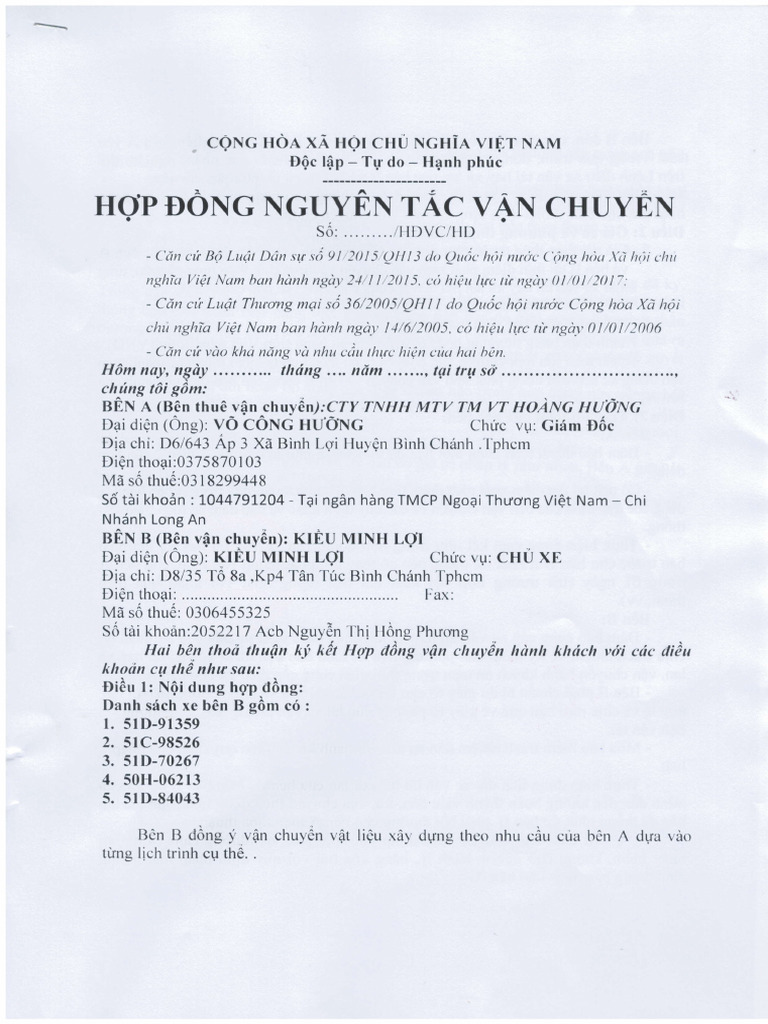 HD Hoang Huong-Minh Loi | PDF