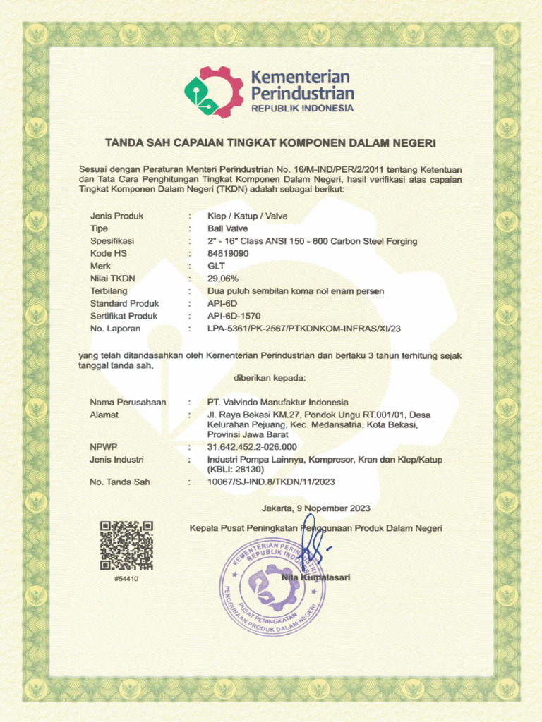 TKDN Ball Valve Casting | PDF