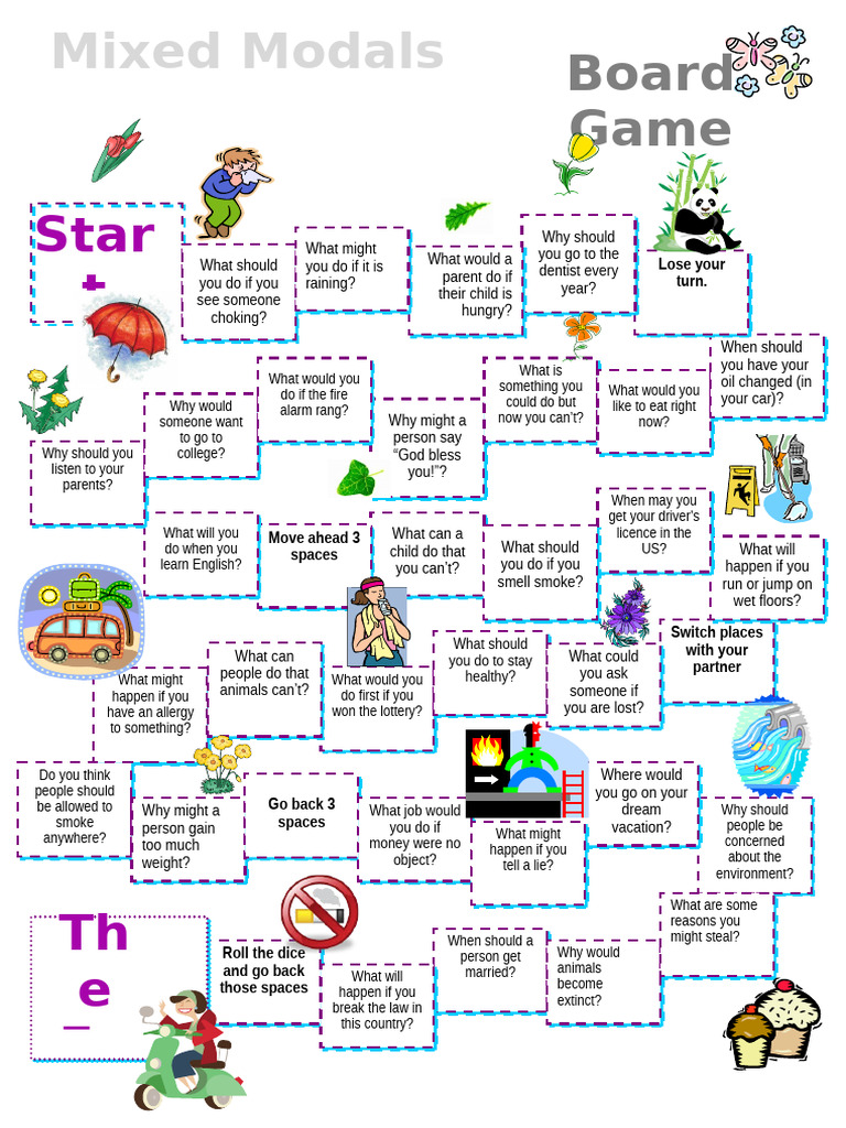Family Fun: Mixed Modals Game | PDF