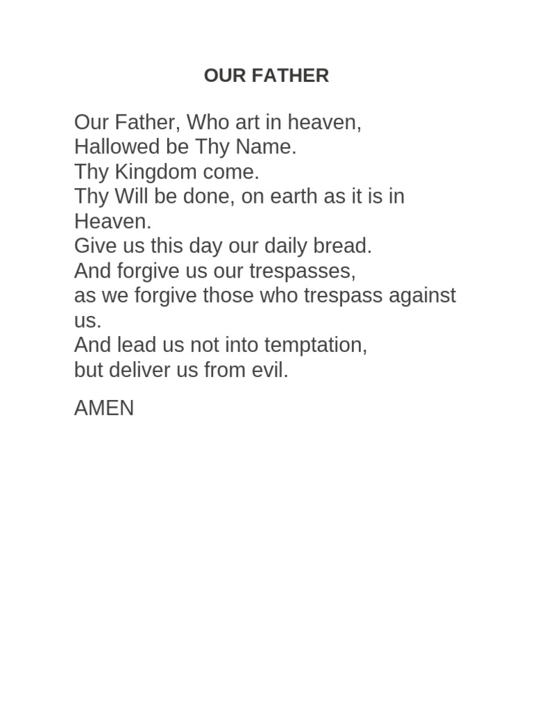 Our Father | PDF