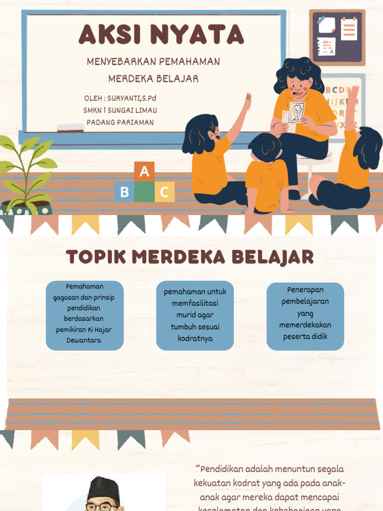 Aksi Nyata Merdeka Mengajar | PDF