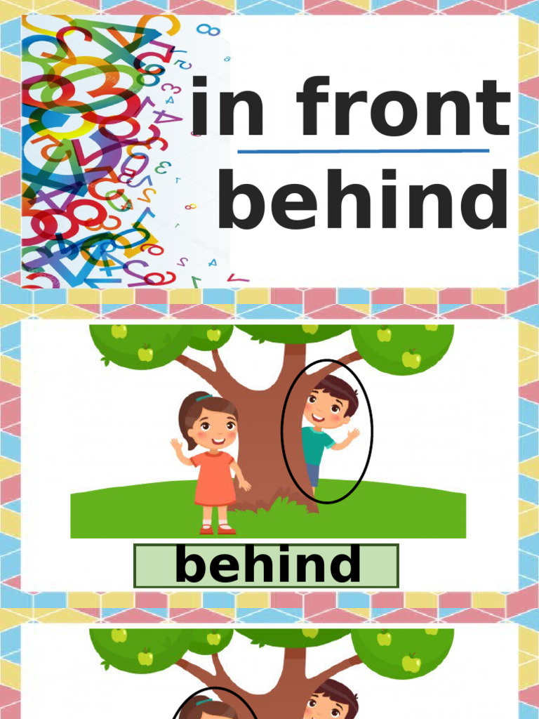 Spatial (In Front-Behind) | PDF