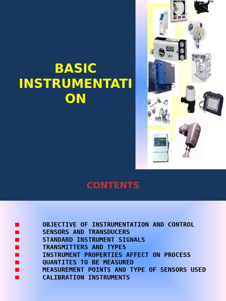 Basic Instrumentation - 082827 | PDF | Pressure Measurement ...