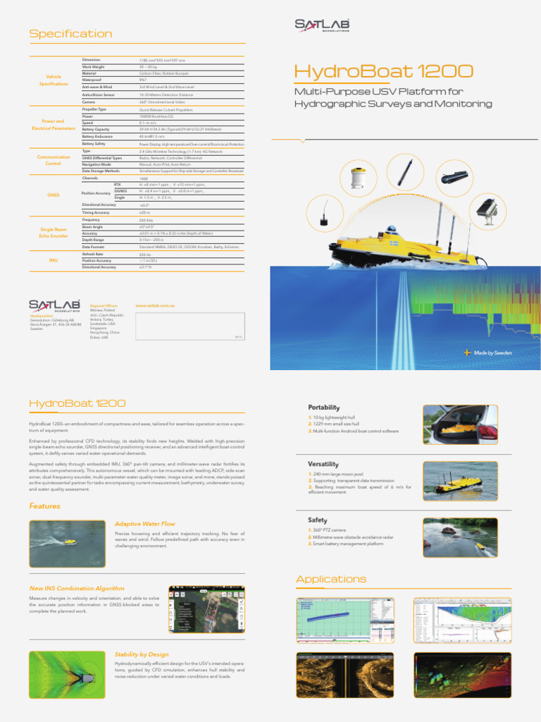 HydroBoat 1200-Brochure-EN-20240227 | PDF | Electronics