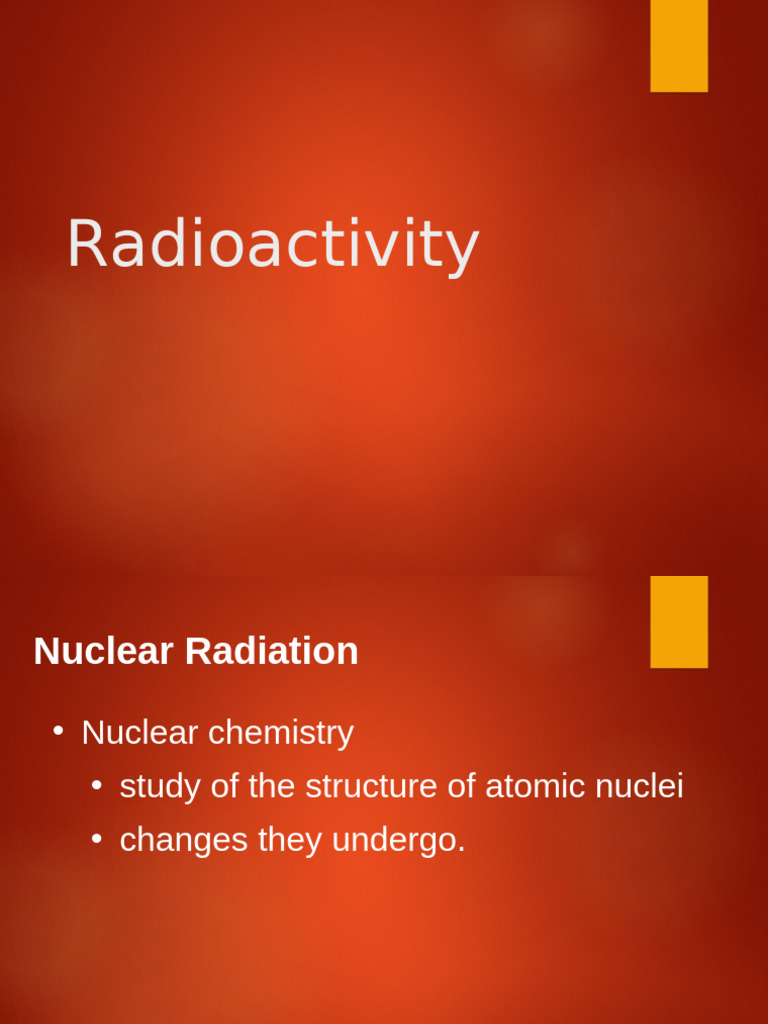 Radioactivity | PDF | Radioactive Decay | Neutron