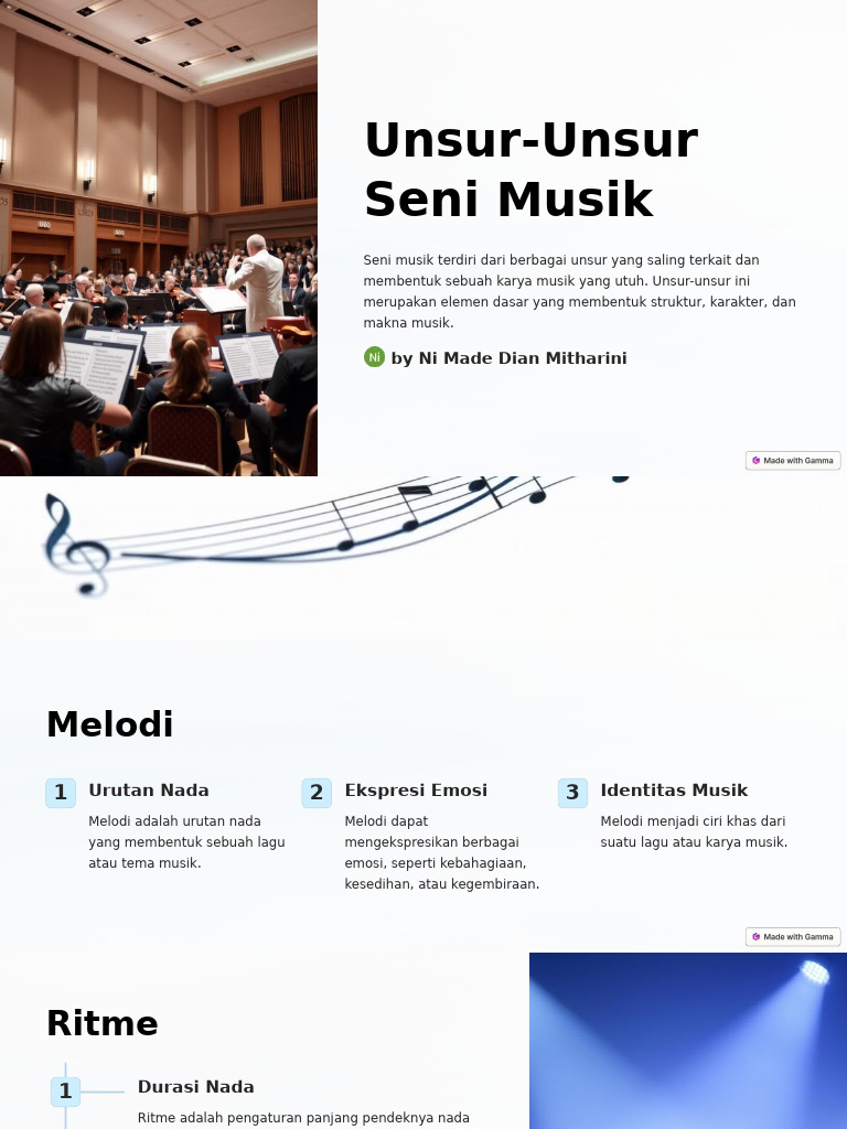 Unsur Unsur Seni Musik | PDF