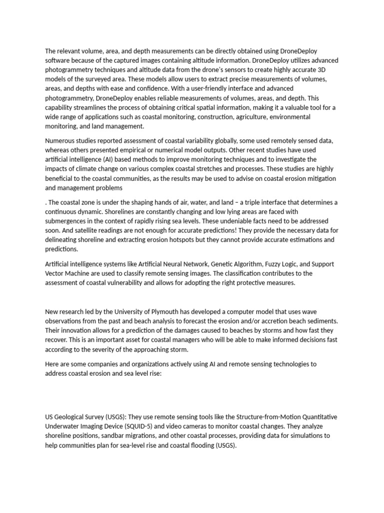 Model To Show Prevention of Soil Erosion and How Ai Technology Can Be ...