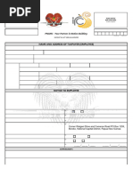 TIN Registration Form for Individuals | PDF | Identity Document | Taxes