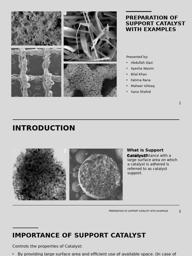 Preparation of Support Catalyst With Examples Final | PDF | Catalysis ...