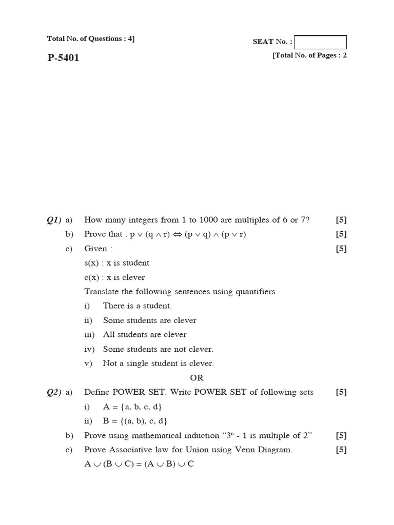 dm Oct 2023 | PDF | Mathematics