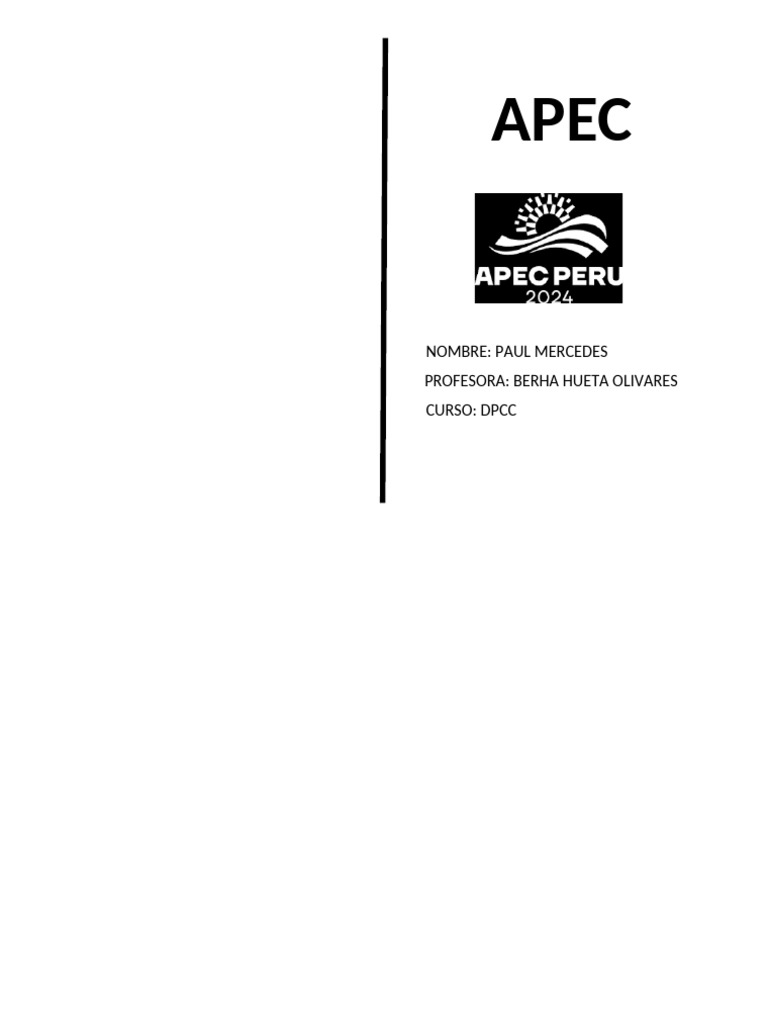 Apec 24 | PDF | Cooperacion economica Asia Pacifico | Economía mundial