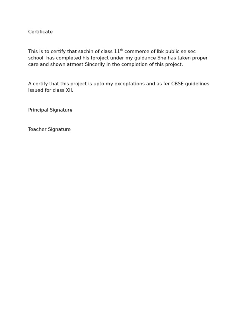 Certificate | PDF