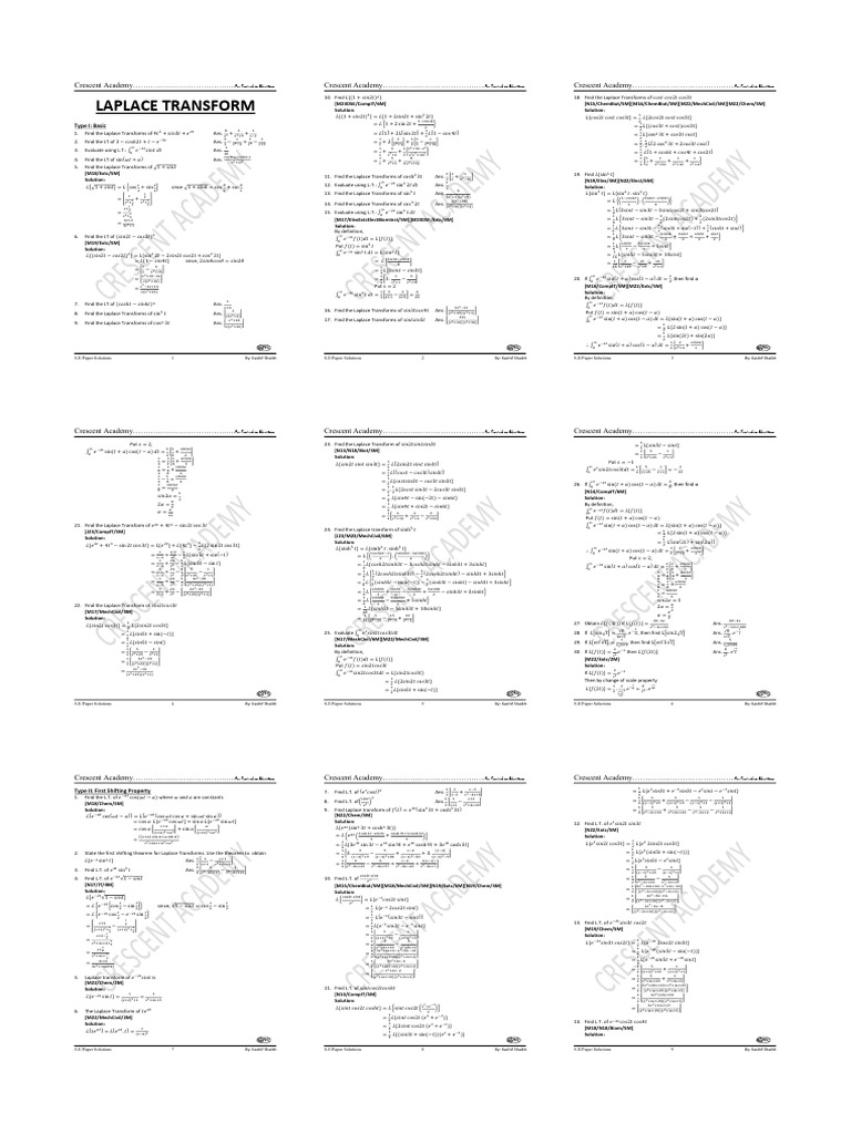 Exam Soln LT (Updatedmay23) | PDF | Mathematical Objects