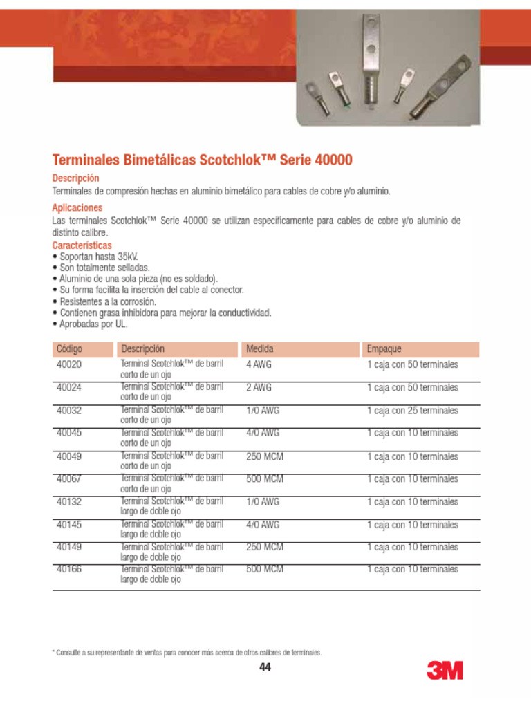 Terminal Doble Ojo Bimetalico - 1 | PDF | Aislador (Electricidad) | Ciencia de los Materiales