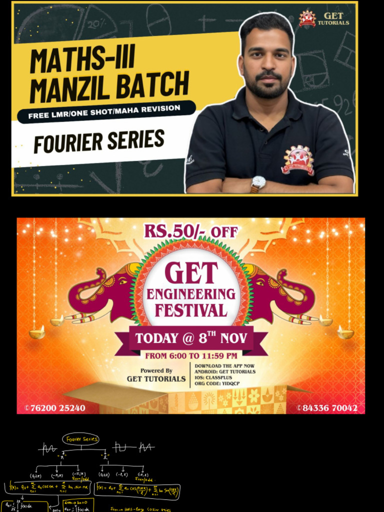 GET TUTORIALS M3 FREE LMR Fourier Series | PDF