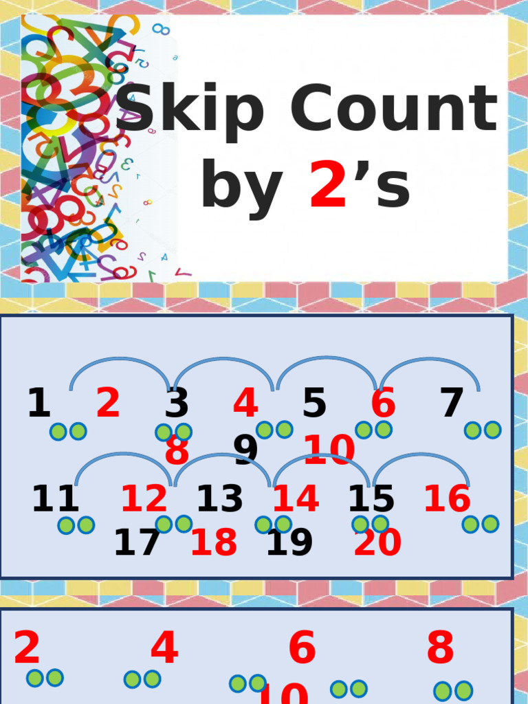 Skip Counting by 2 | PDF