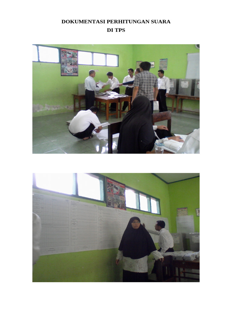 Dokumentasi Perhitungan Suara | PDF