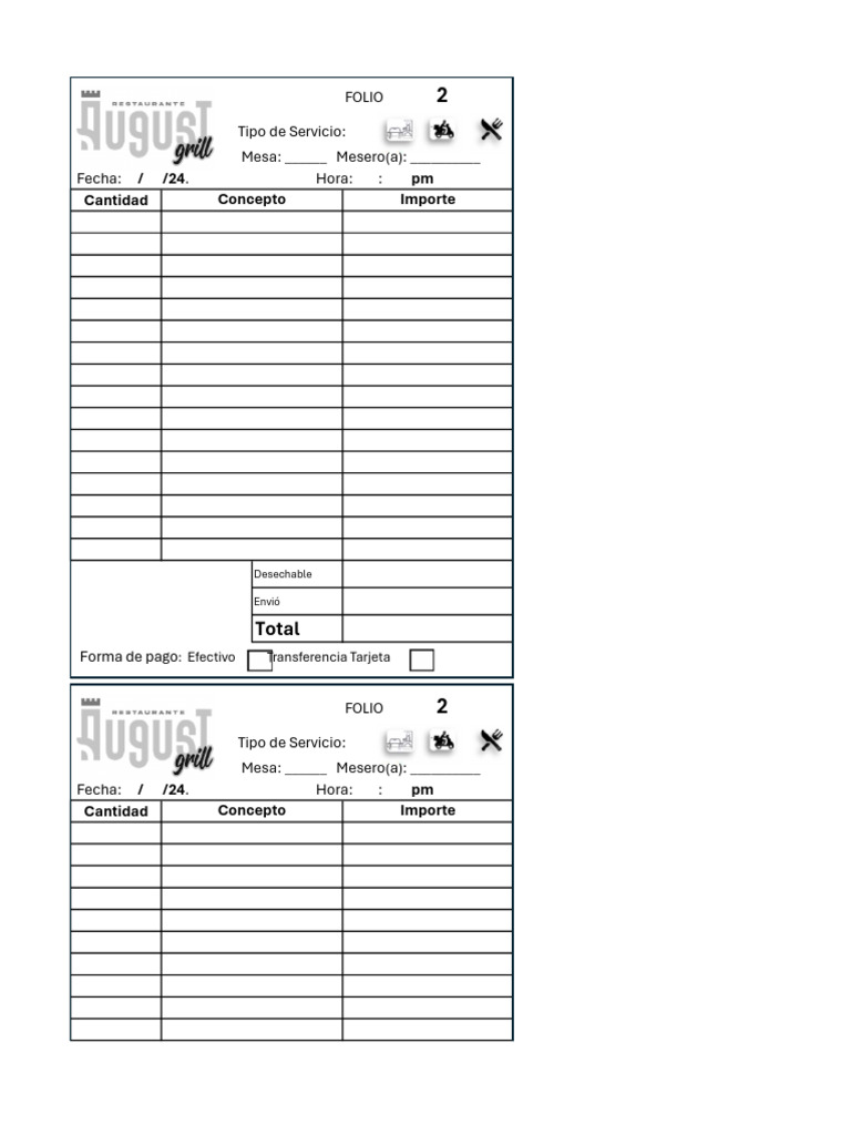 cOMANDA EJEMPLO | PDF