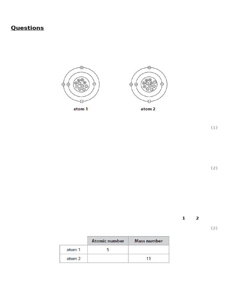 Atomic Structure and Ionic Bonding Pages Deleted | PDF | Atoms | Chemical Elements