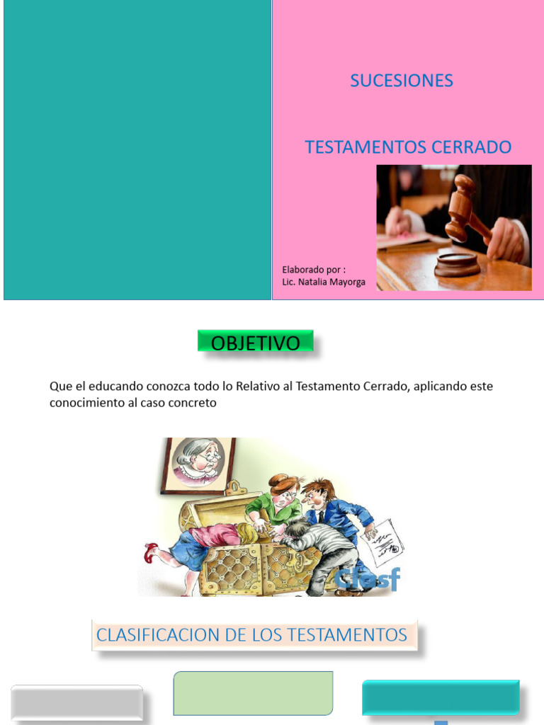 Testamentos Cerrado | PDF | Voluntad y testamento | Herencia
