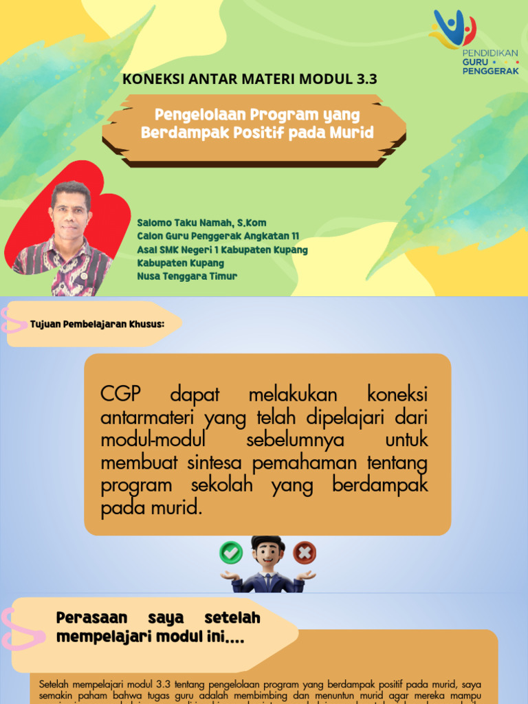 Salinan Dari Koneksi Antar Materi Modul 3.2 | PDF