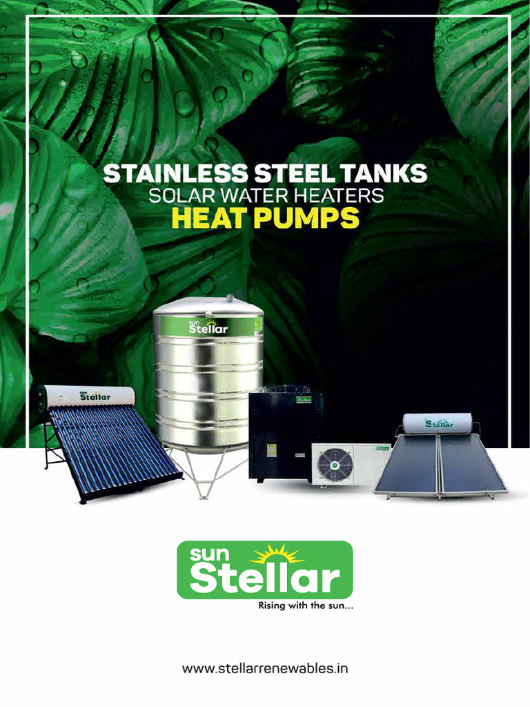 Solar Water Heater Brochure | PDF
