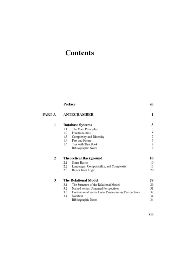 Foundations of Databases | PDF | Databases | Programming Language