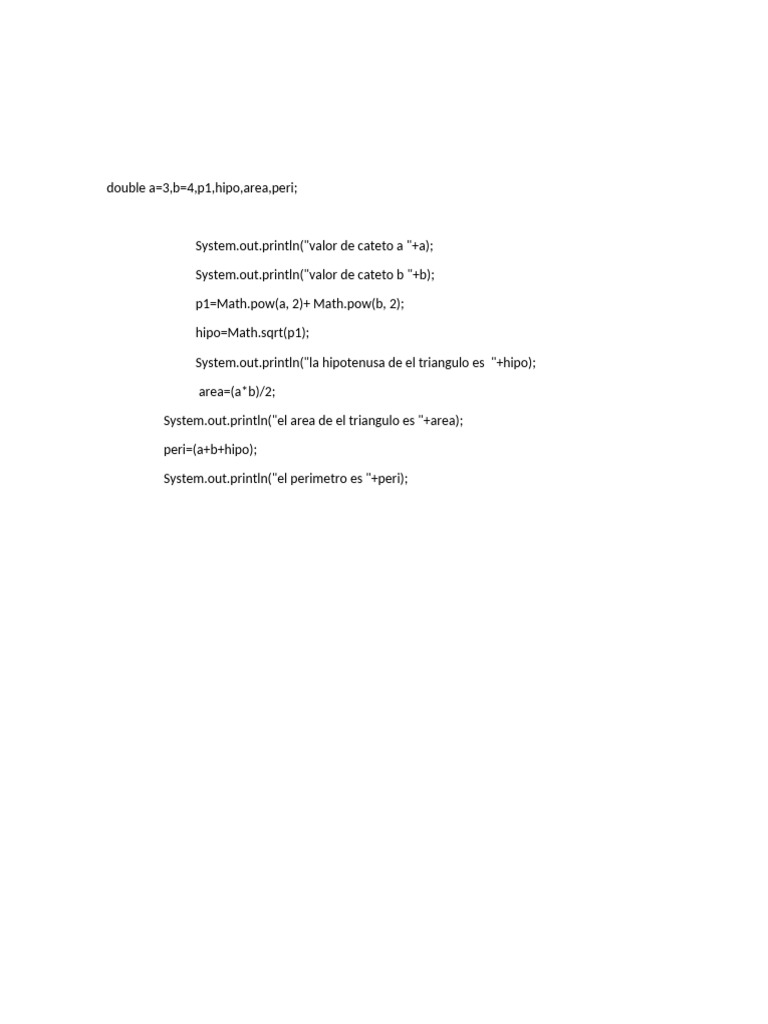 Cálculo de triángulo: área y perímetro | PDF | Métodos y materiales de ...