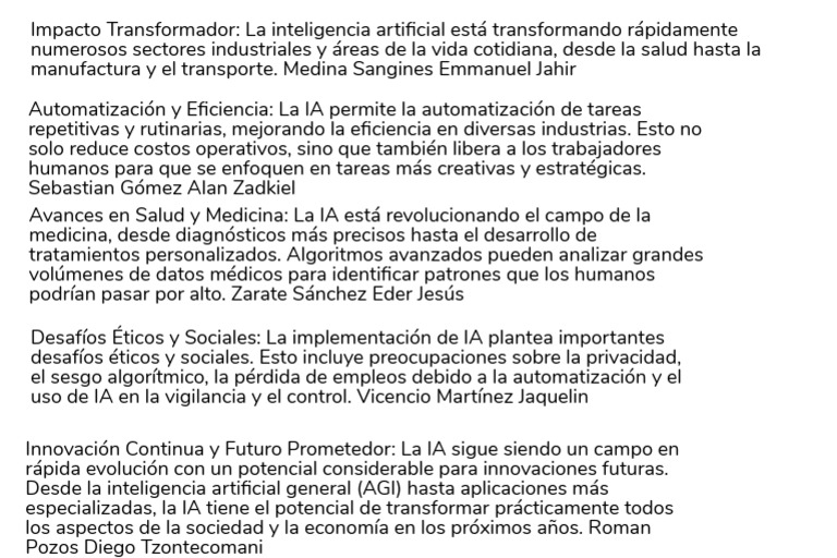 Conclusiones 1 | PDF | Informática