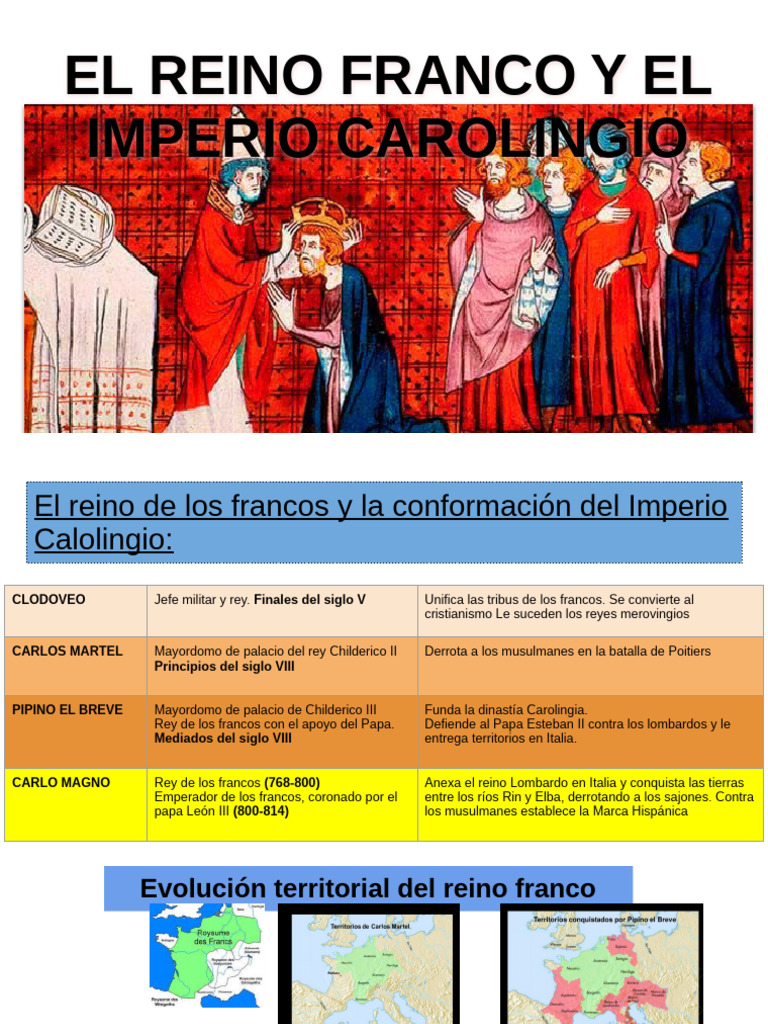 El Reino Franco y el Imperio Carolingio | PDF