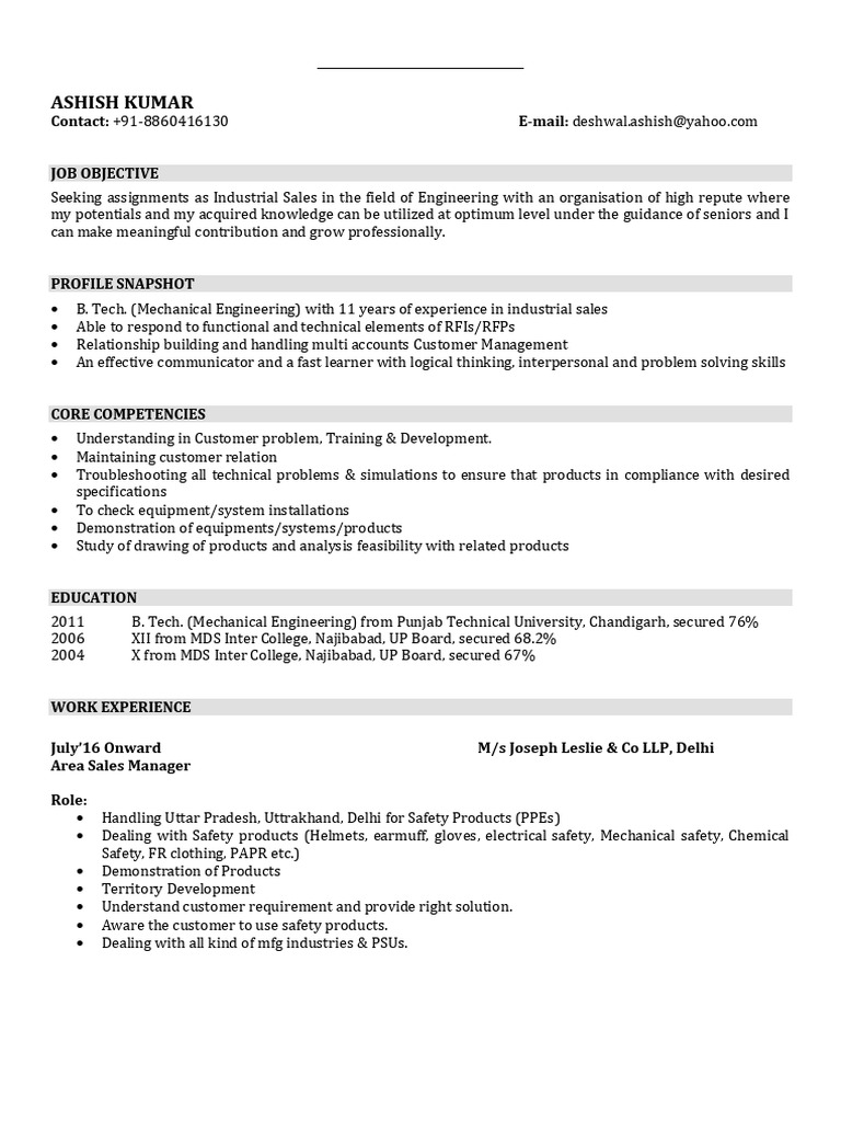 Naukri ASHISHKUMAR12y 0m | PDF | Engineering | Cognition