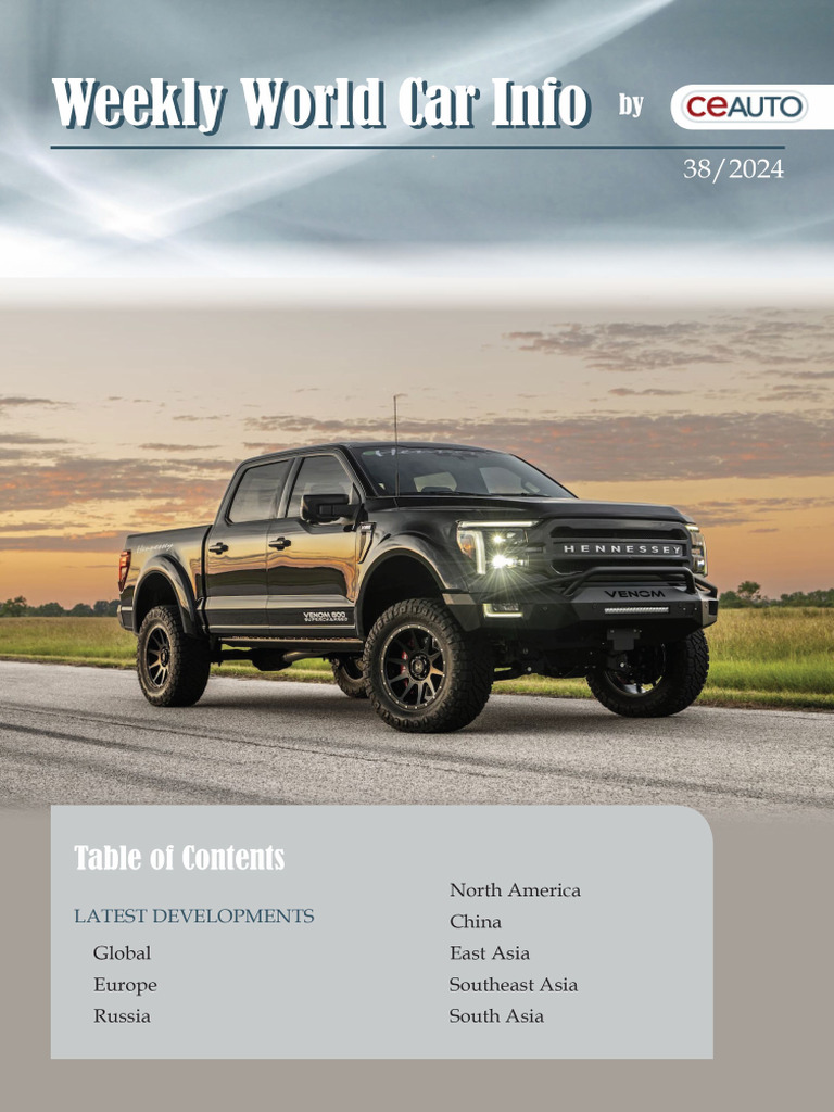 Weekly World Car Info I38 2024 | PDF