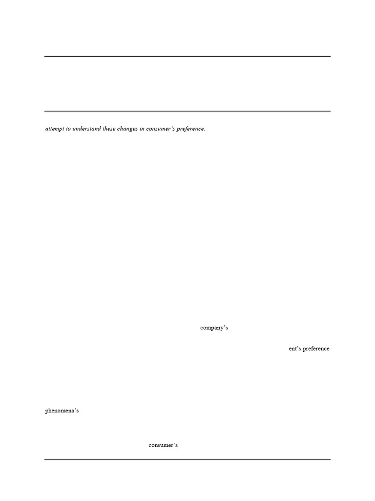 Application of Markov To Consumer Preference | PDF | Markov Chain ...