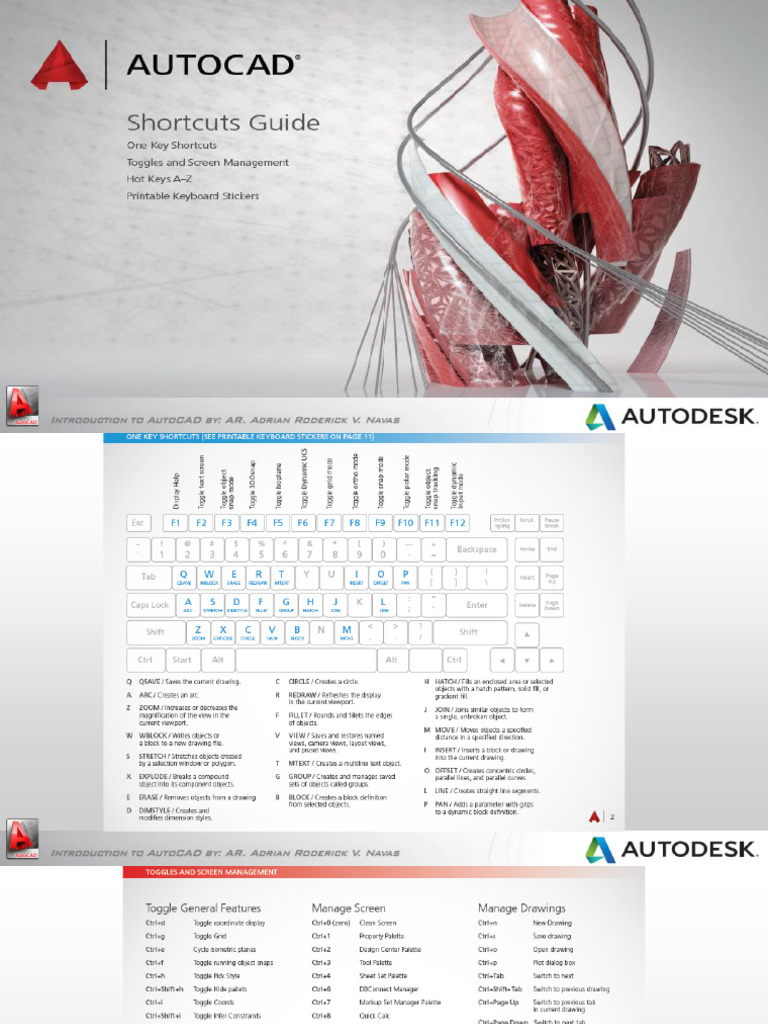 Autocad Shortcuts | PDF
