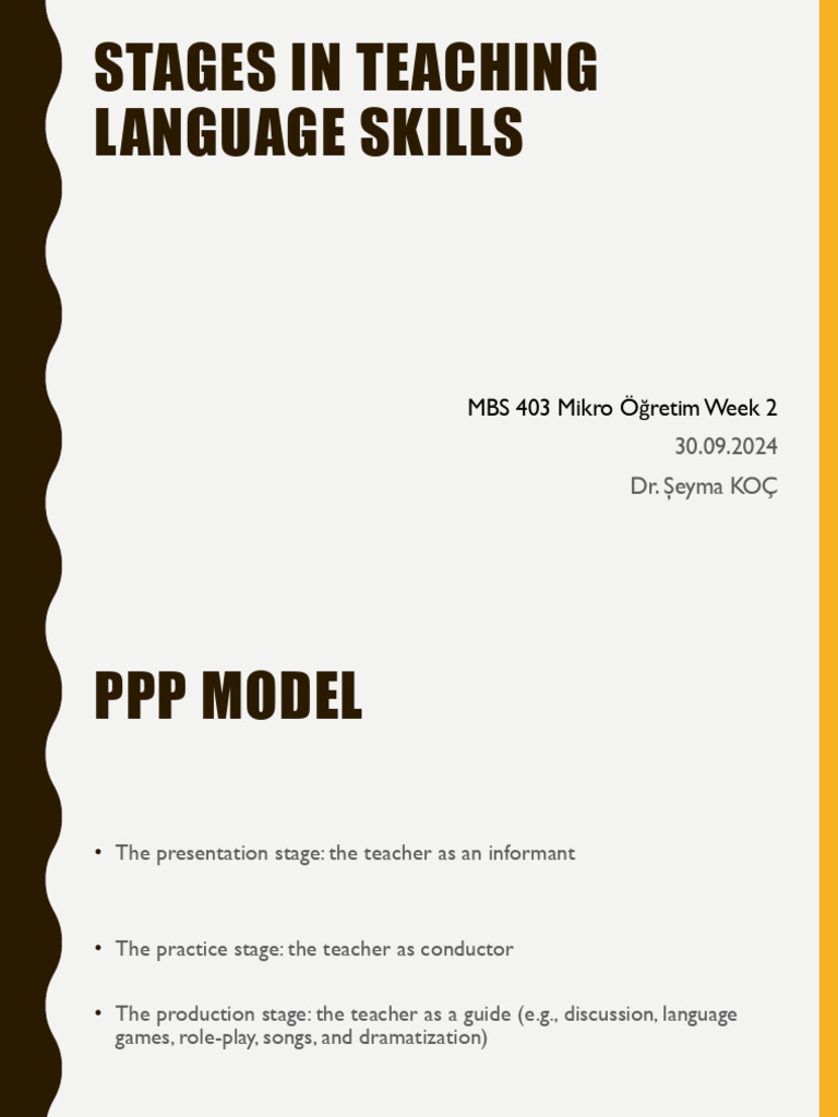 Week 2 - Stages in Teaching Vocabulary and Grammar | PDF | Vocabulary ...