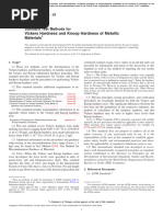 ASTM E140 - 12B (2019) E1 | PDF | Hardness | Materials Science